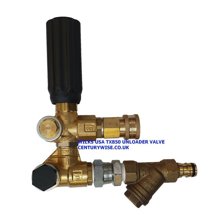 Replacement unloader valve for Wilks TX850 petrol pressure water